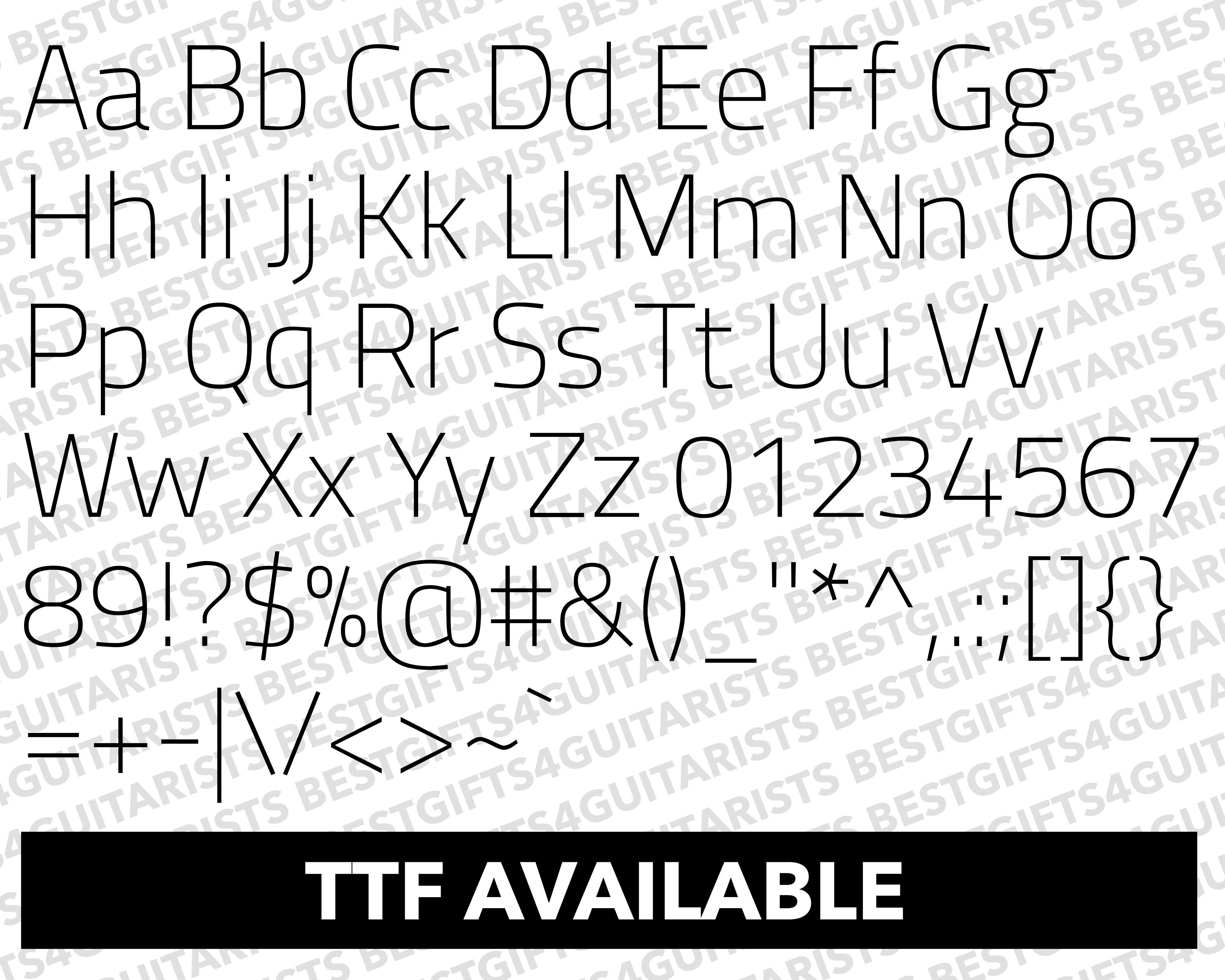 Thin Font SVG, Thin Font for Canva, Thin Font for Cricut, Thin Font SVG ...
