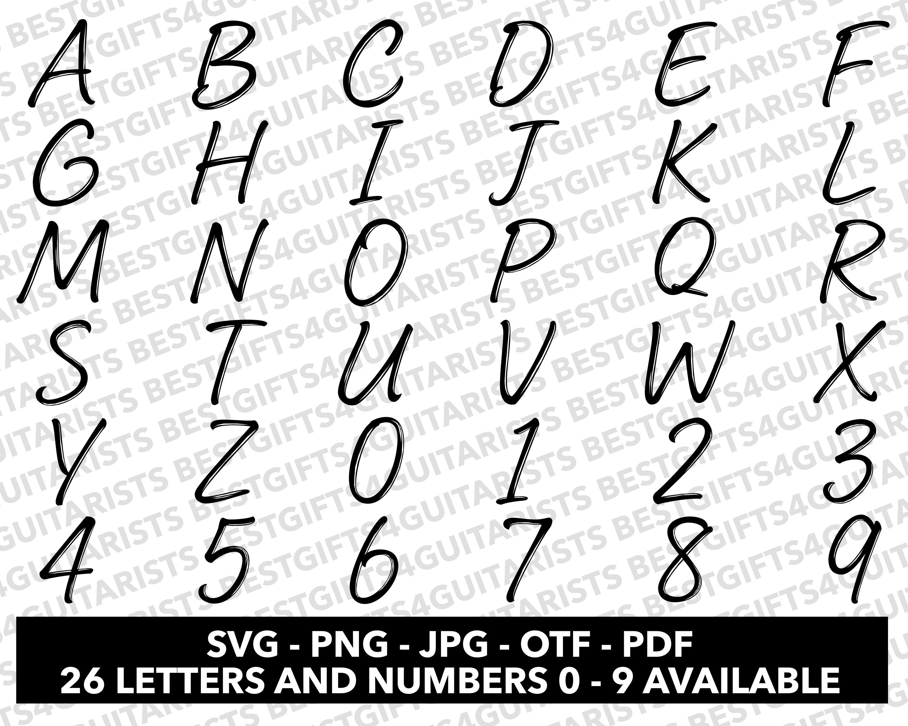 Distressed Thin Font SVG, Distressed Thin Letters, Distressed Numbers ...