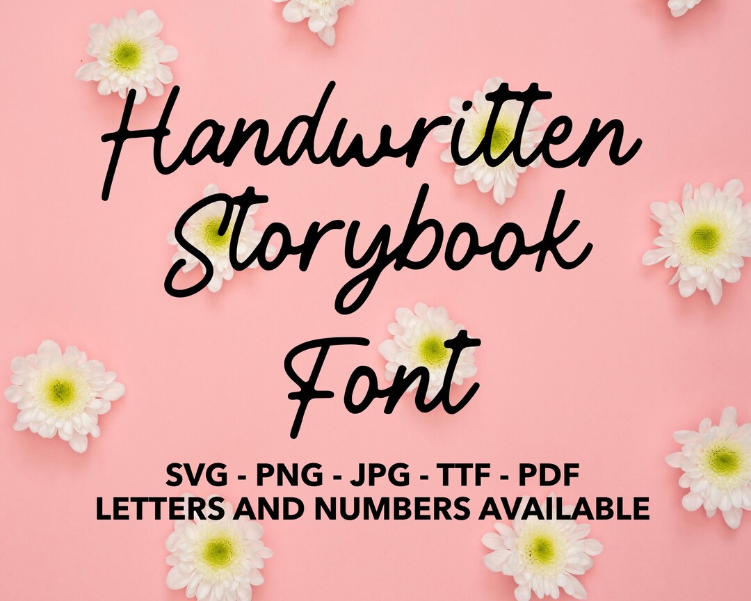 Handwritten Font SVG, Handwritten Font for Cricut, Handwritten Font SVG ...