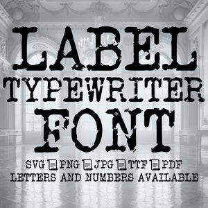 Typewriter Font SVG, Typewriter Font for Cricut, Typewriter Font SVG ...