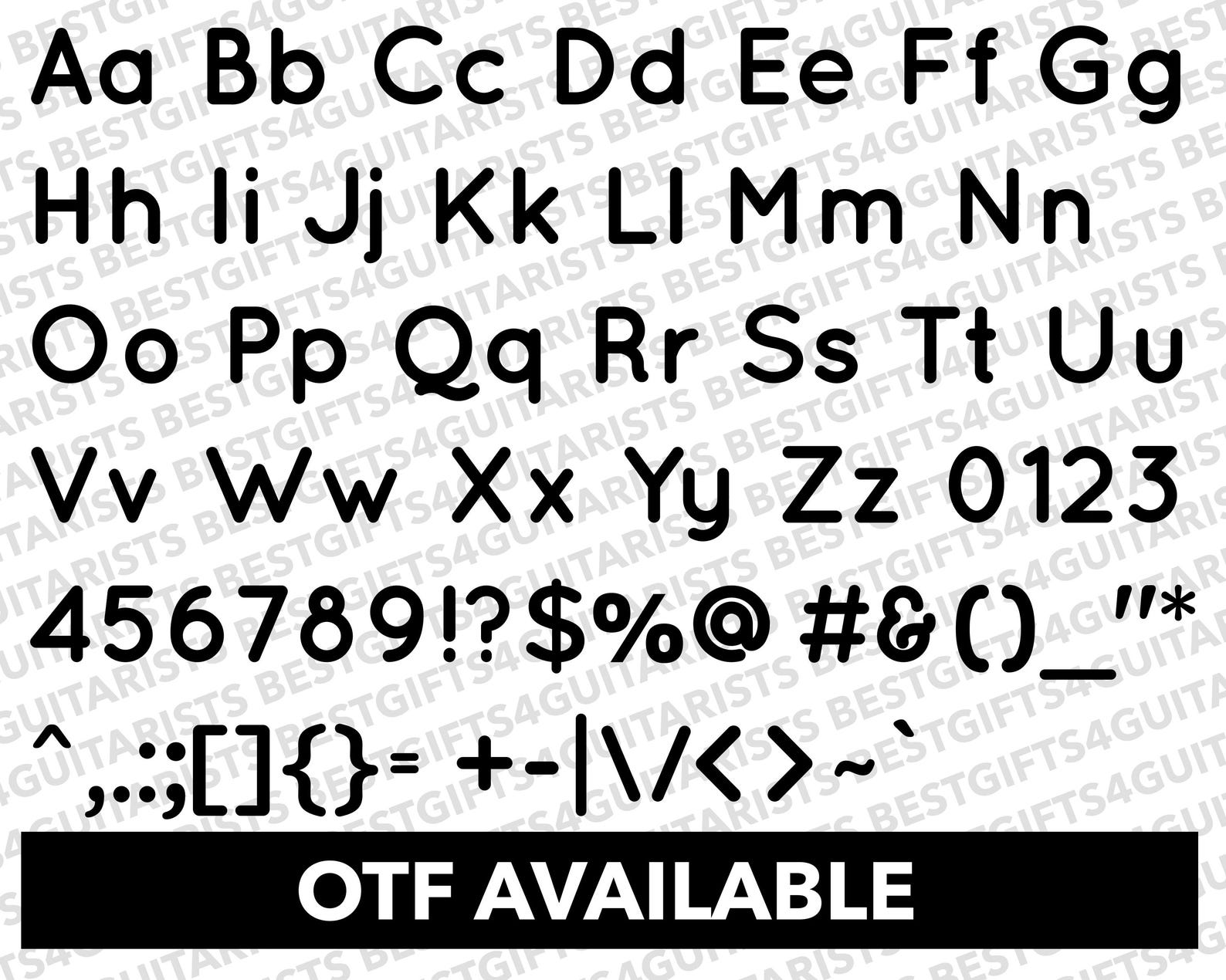 Rounded Font SVG, Round Font for Canva, Round Font SVG, PNG, Jpg, Otf ...