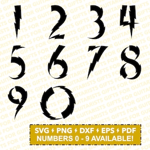 Lightning Letters and Numbers SVG Thunder Bolt Alphabet - Etsy