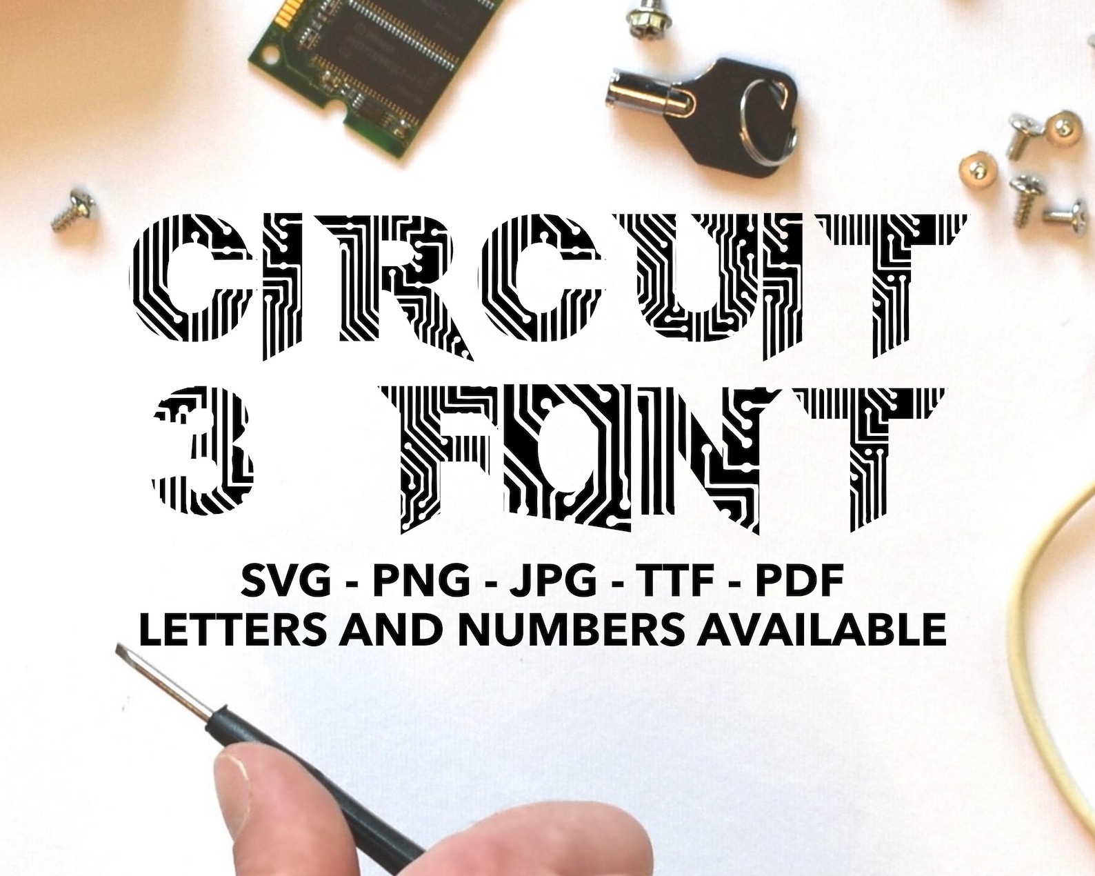 Circuit Font SVG, Circuit Font PNG, Circuit Letters Svg, Png, Jpg, Ttf ...