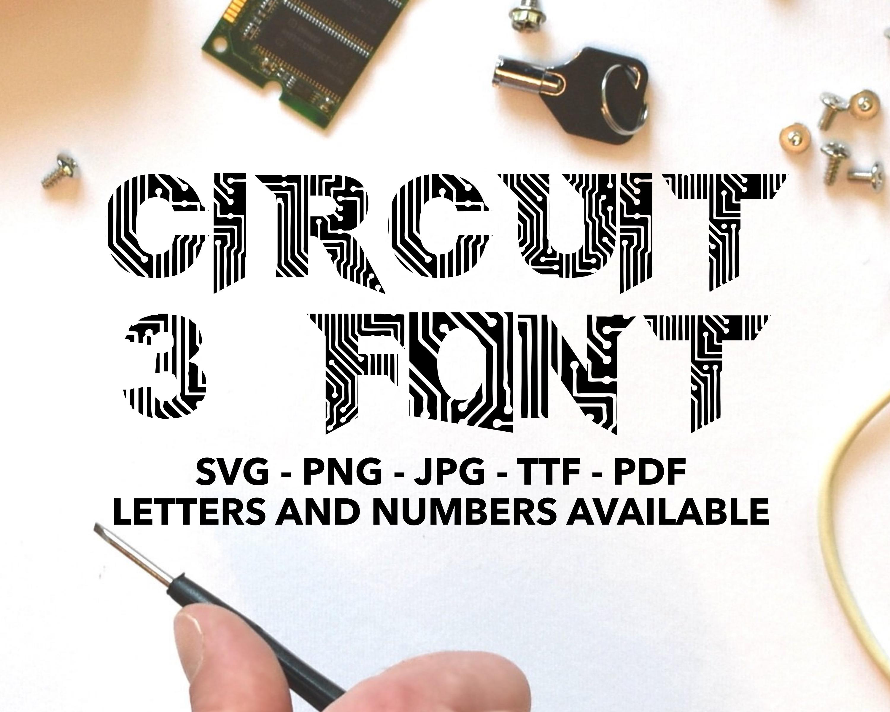 Circuit Font SVG, Circuit Font PNG, Circuit Letters Svg, Png, Jpg, Ttf ...