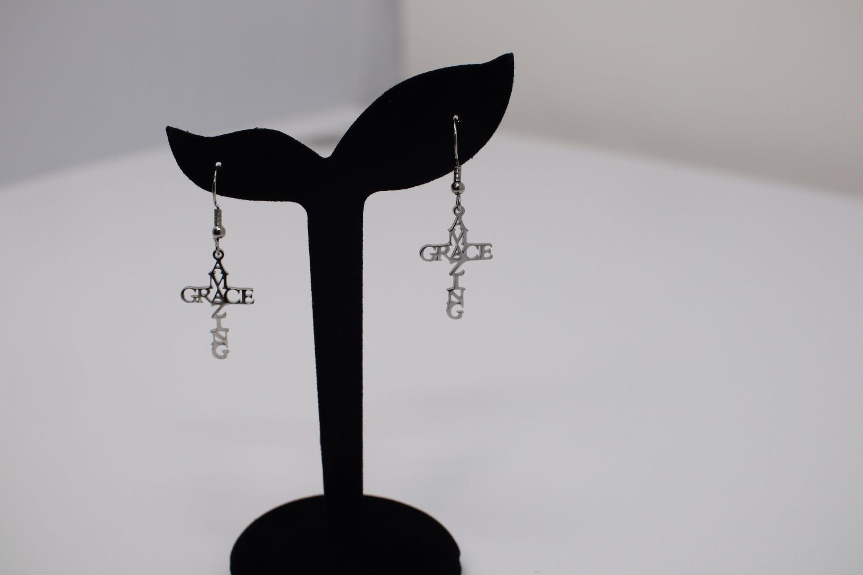 Amazing Grace Earrings Bible Verse Religious Jewelry, Christian Gifts ...