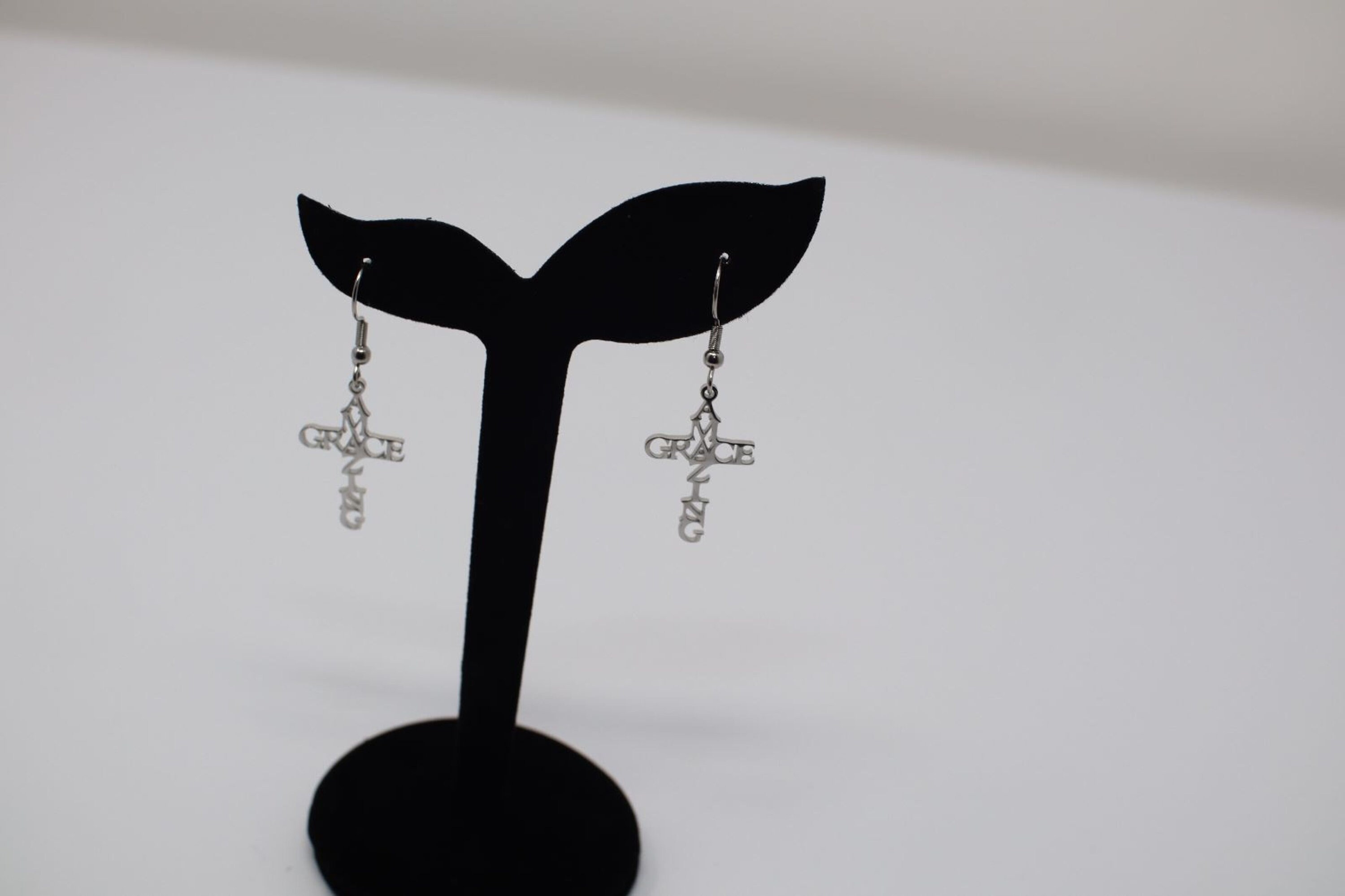 Amazing Grace Earrings Bible Verse Religious Jewelry, Christian Gifts ...