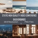 10 Static High Quality Video Conference Background, Zoom Virtual ...