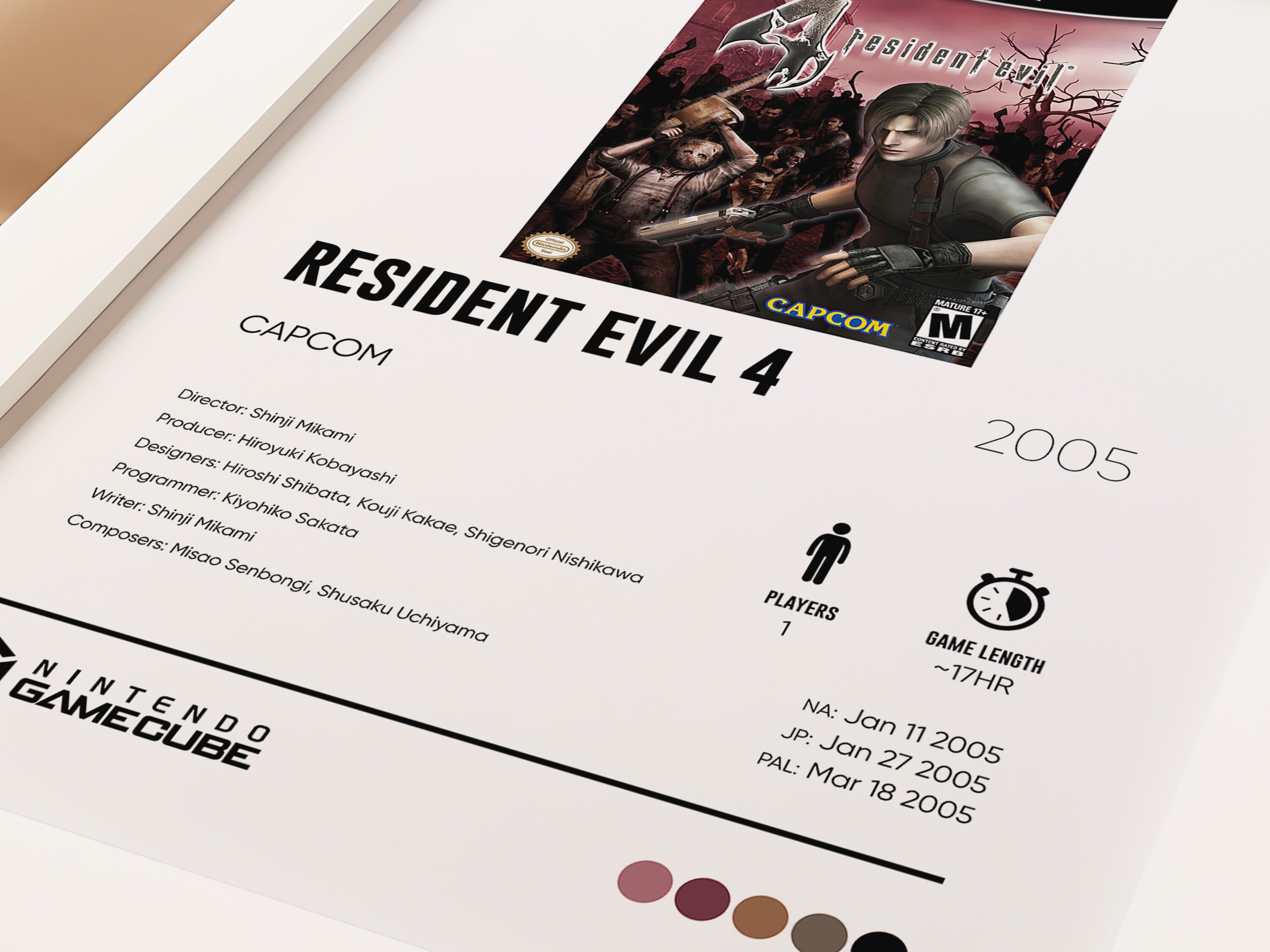 Resident Evil 4 Poster Digital Download Video Game Poster RE4 Poster ...