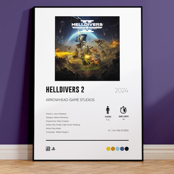 Helldivers 2 Poster - Etsy