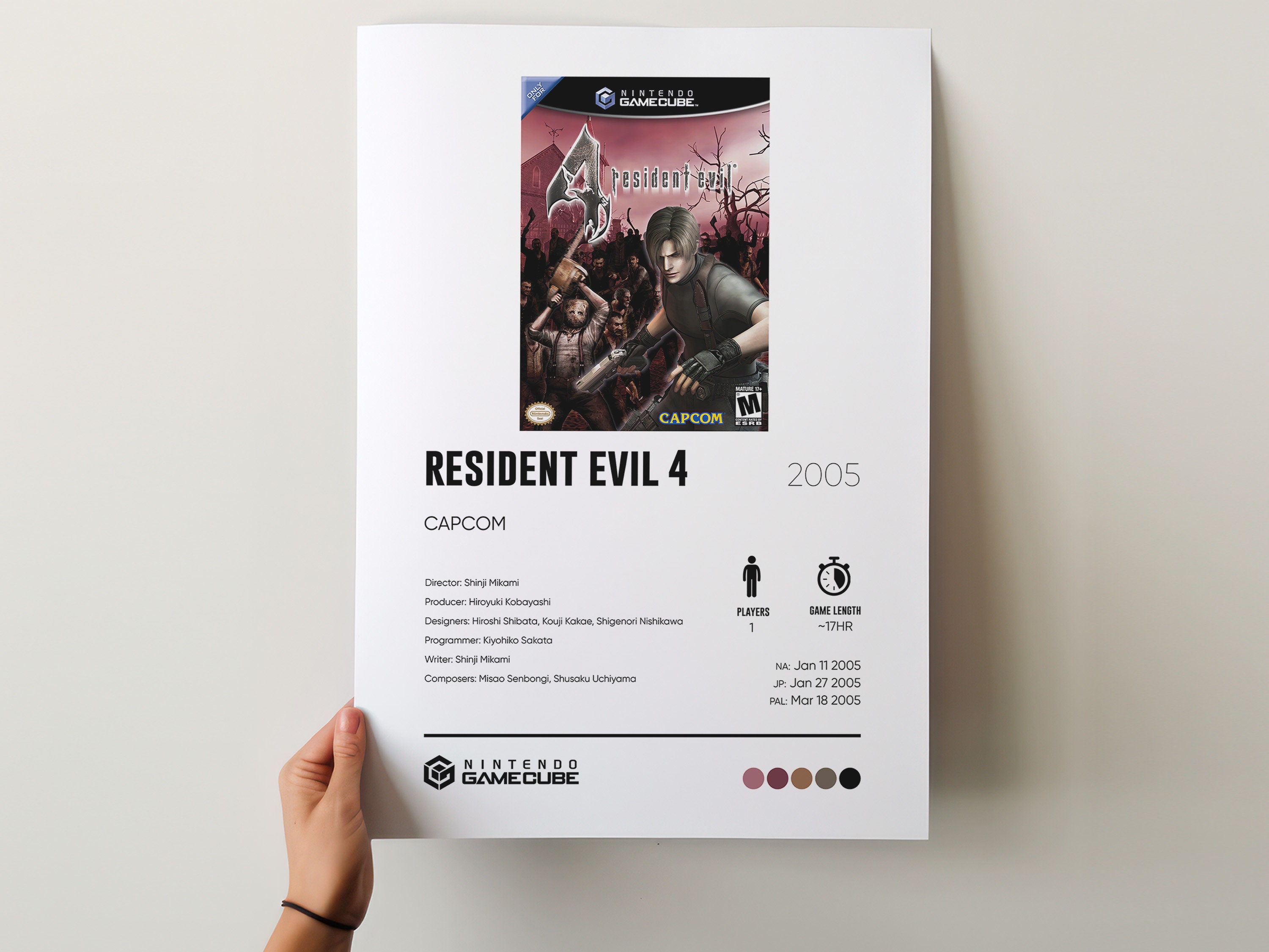 Resident Evil 4 Poster Digital Download Video Game Poster RE4 Poster ...