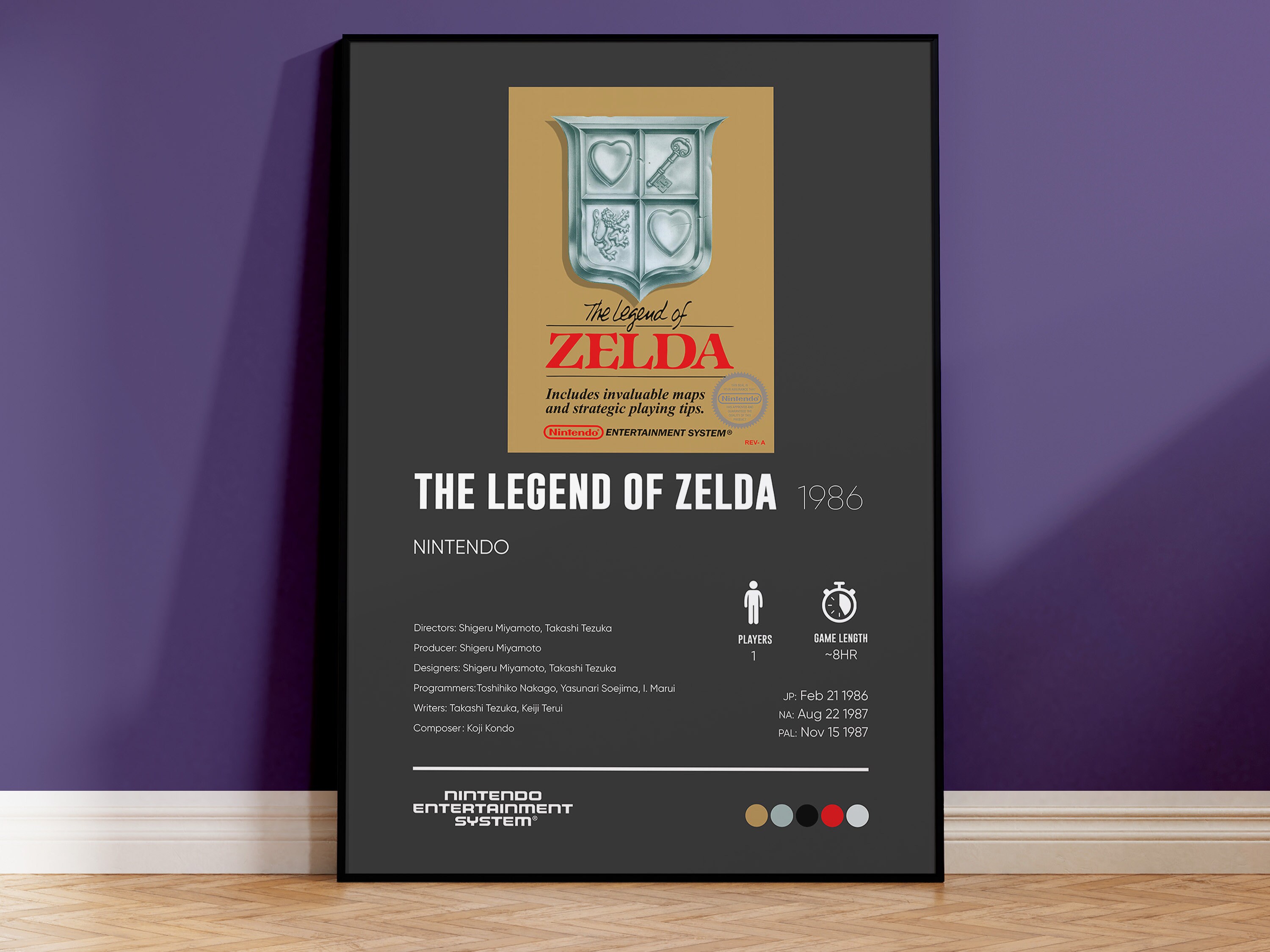 Custom Game Poster Personalized Video Game Poster Digital Download ...