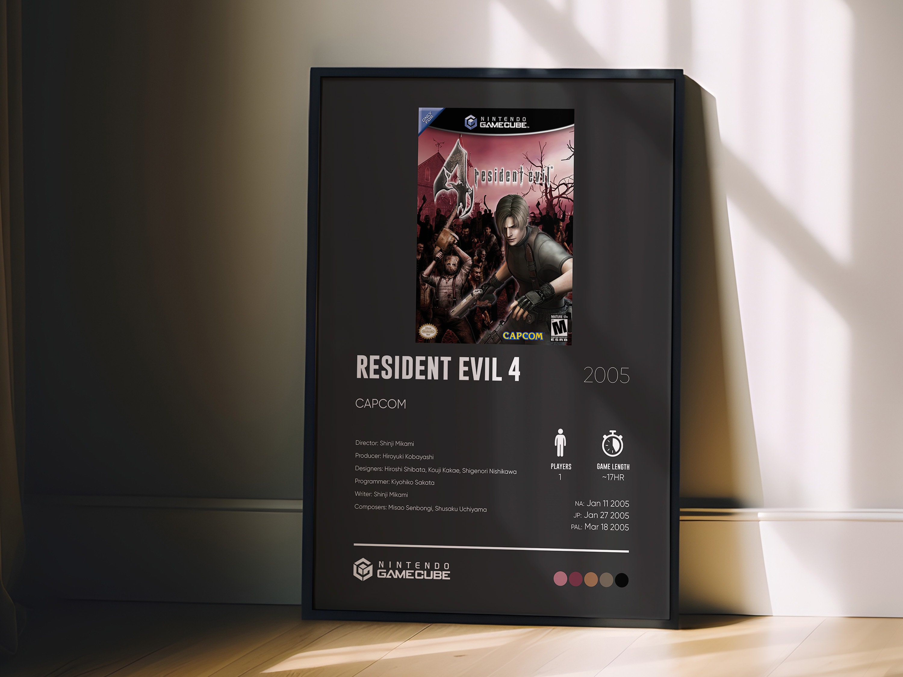 Resident Evil 4 Poster Digital Download Video Game Poster RE4 Poster ...