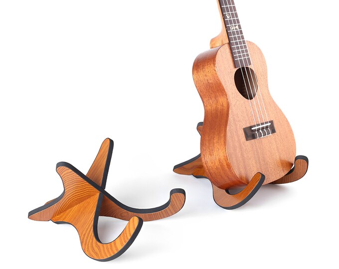 Premium Sipo Wood african Mahogany Hanging Guitar Stand With Sipo Base ...