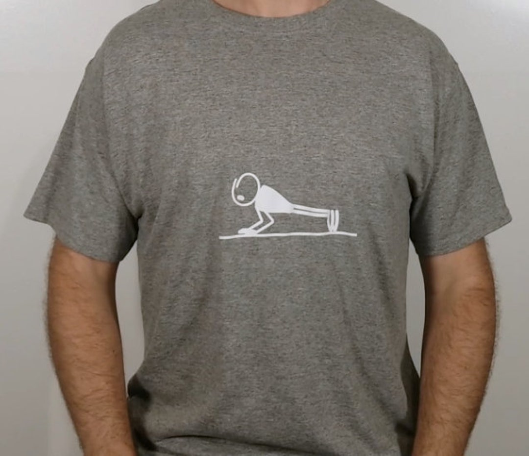 Stick Figure Shirt - Push up - Position 2 - Etsy