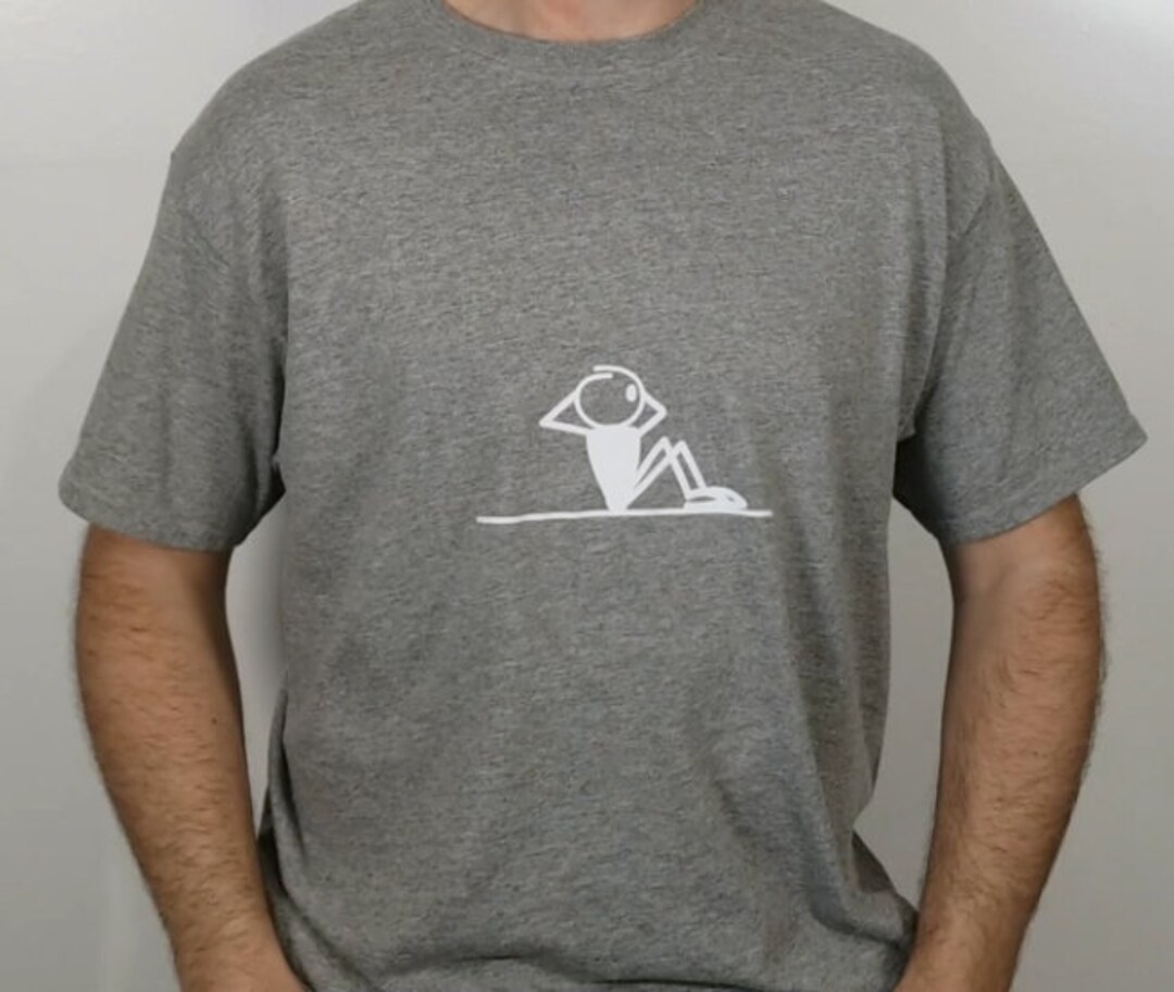 Stick Figure Shirt - Sit up - Position 3 - Etsy