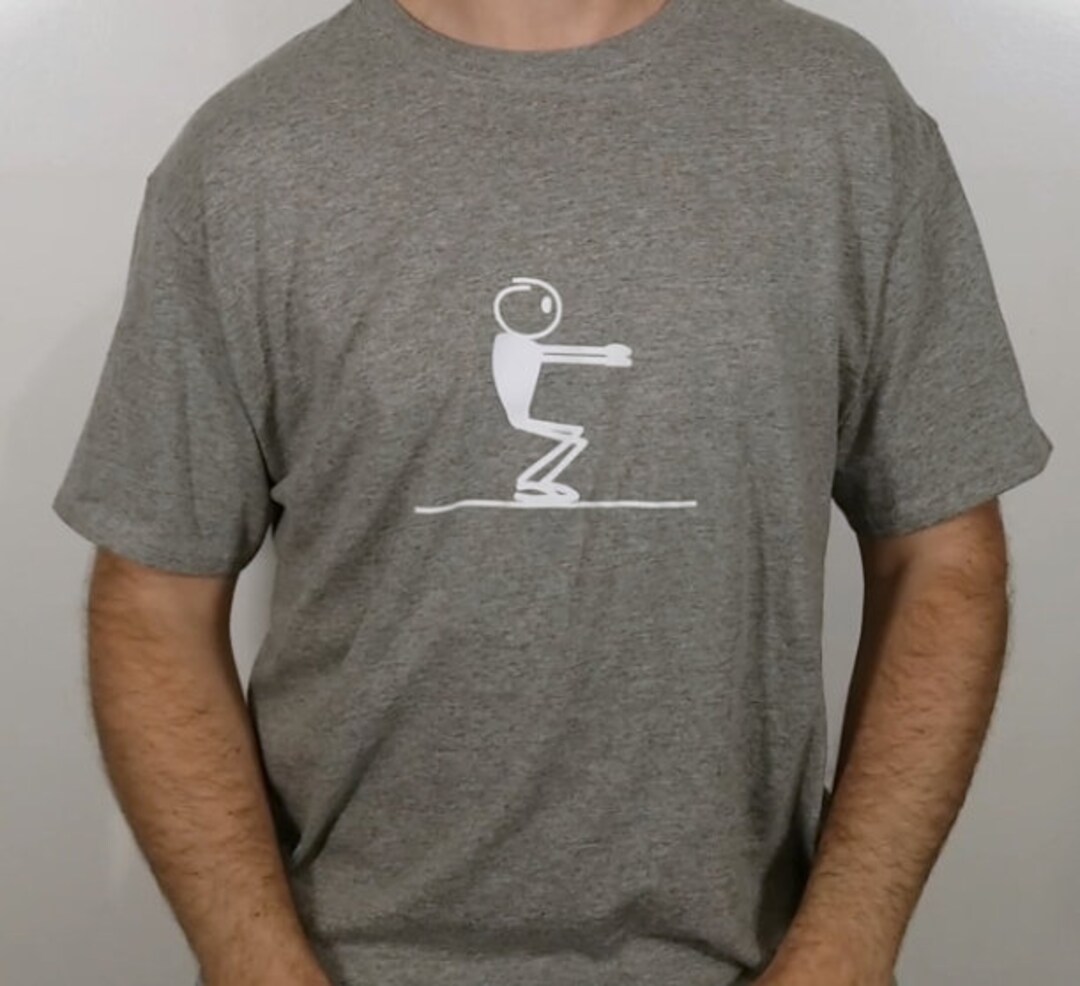 Stick Figure Shirt - Squat - Position 2 - Etsy