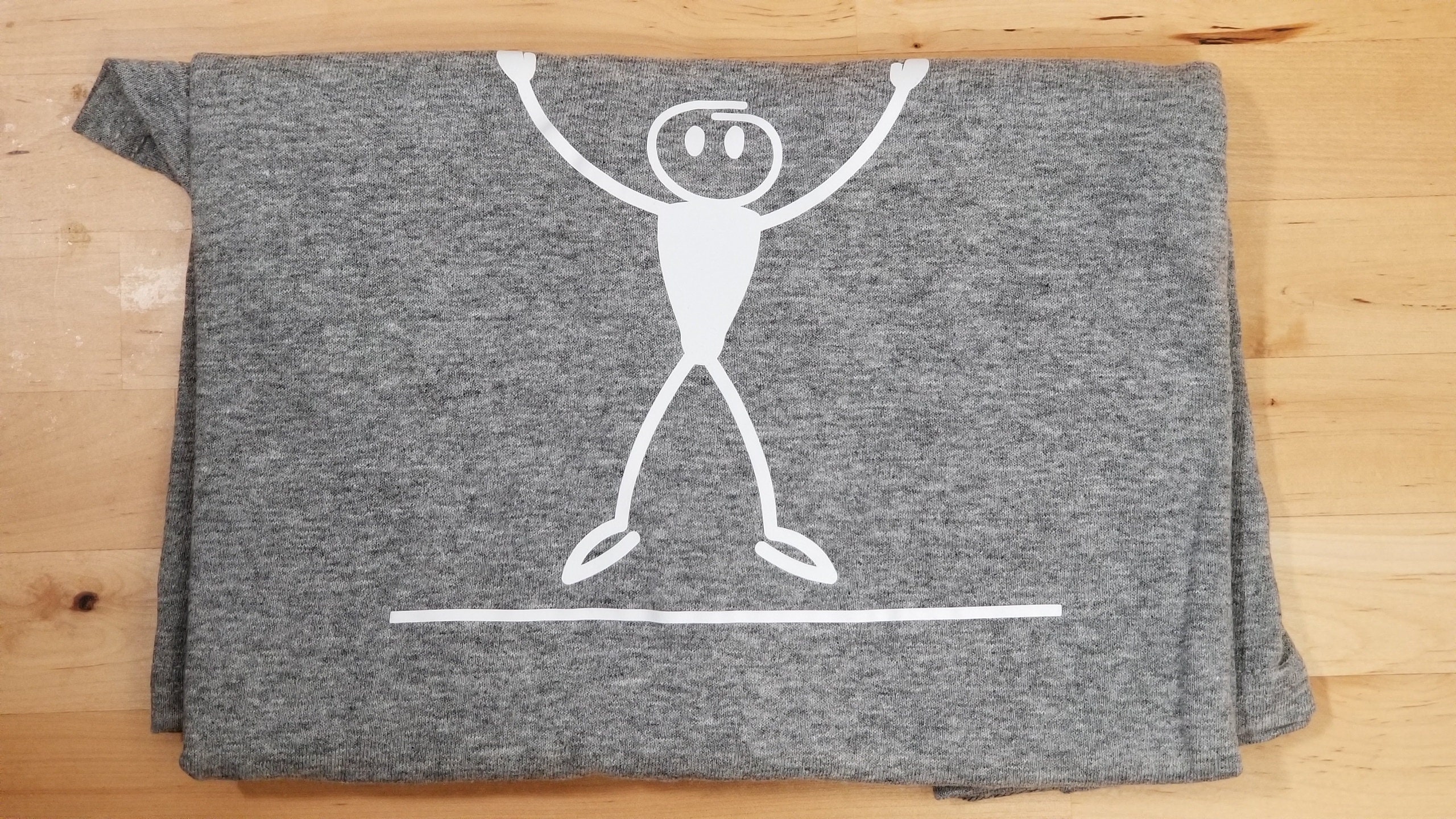 Stick Figure Shirt Jumping Jack Position 5 - Etsy