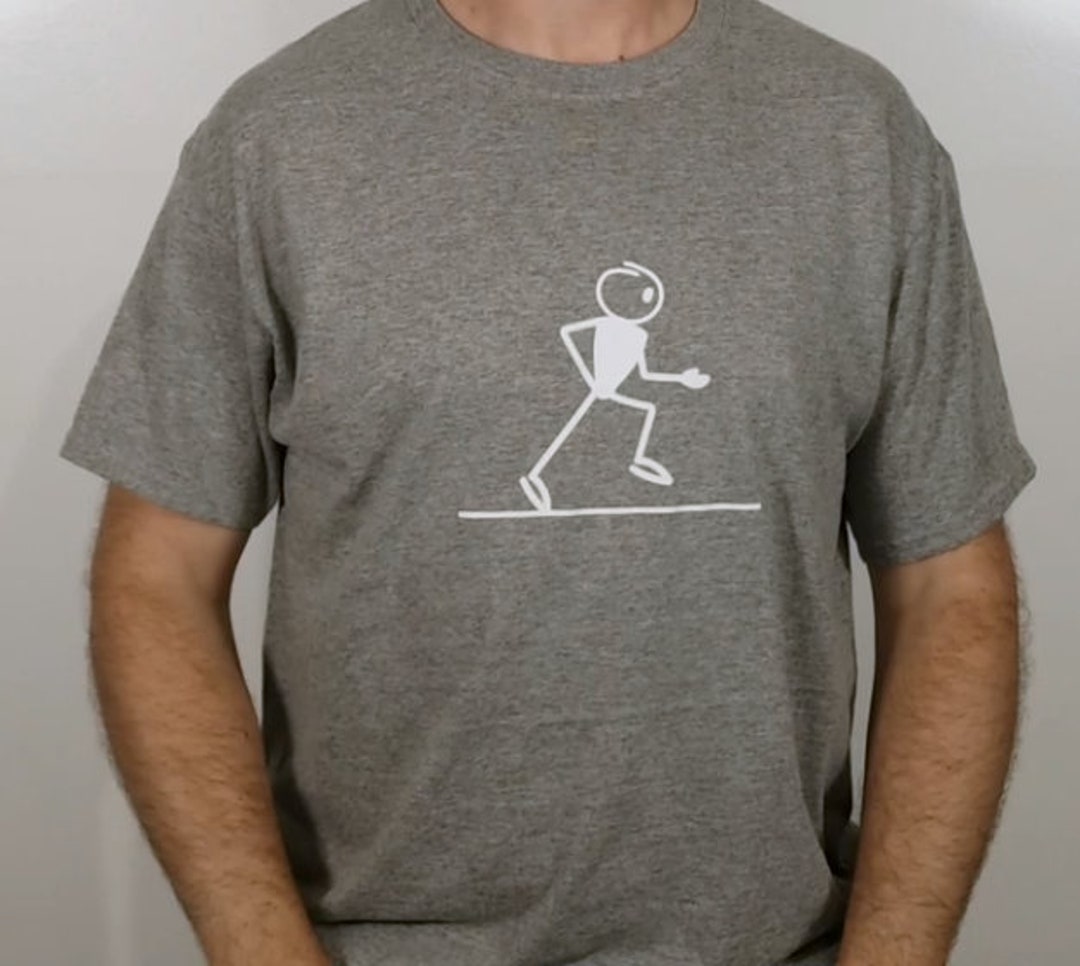 Stick Figure Shirt - Running - Position 5 - Etsy