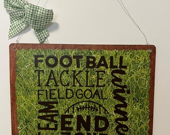 Word Collage Sign - Etsy