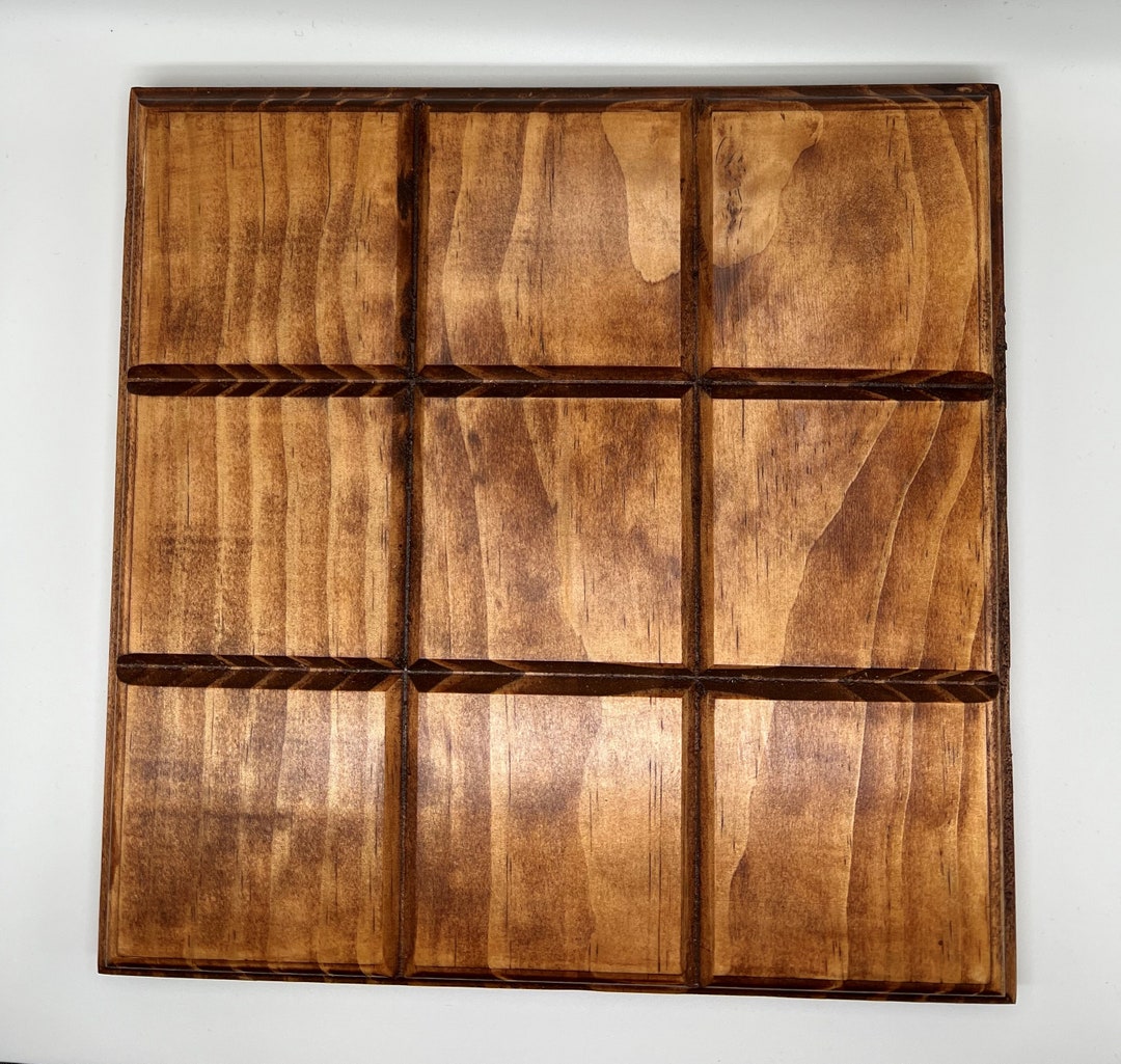 Wood Tic Tac Toe Board With Seasonal Pieces - Etsy