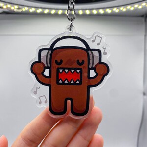 Domo-kun Acrylic Keychains - Etsy