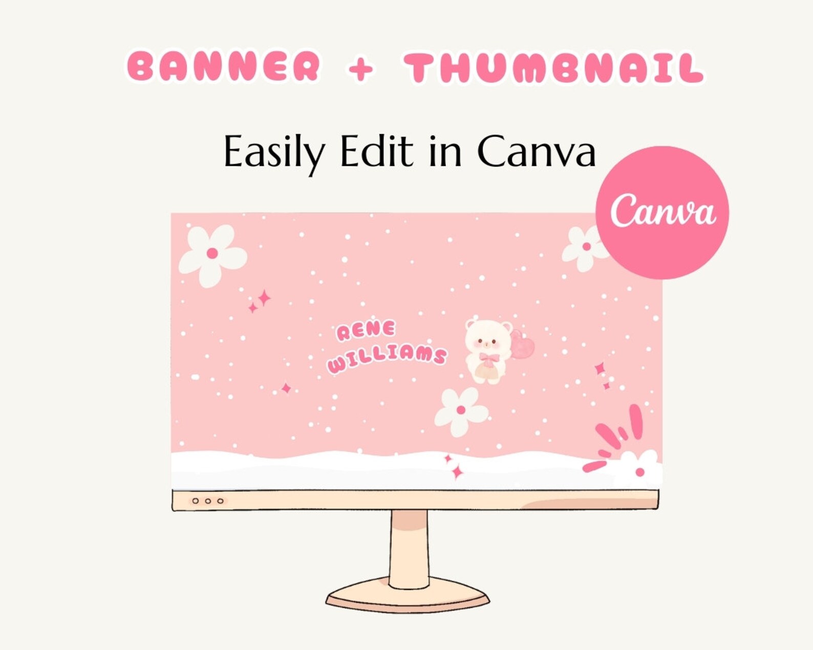 KAWAII Bears Youtube Channel Branding Kit Banner, Animated Intro and ...