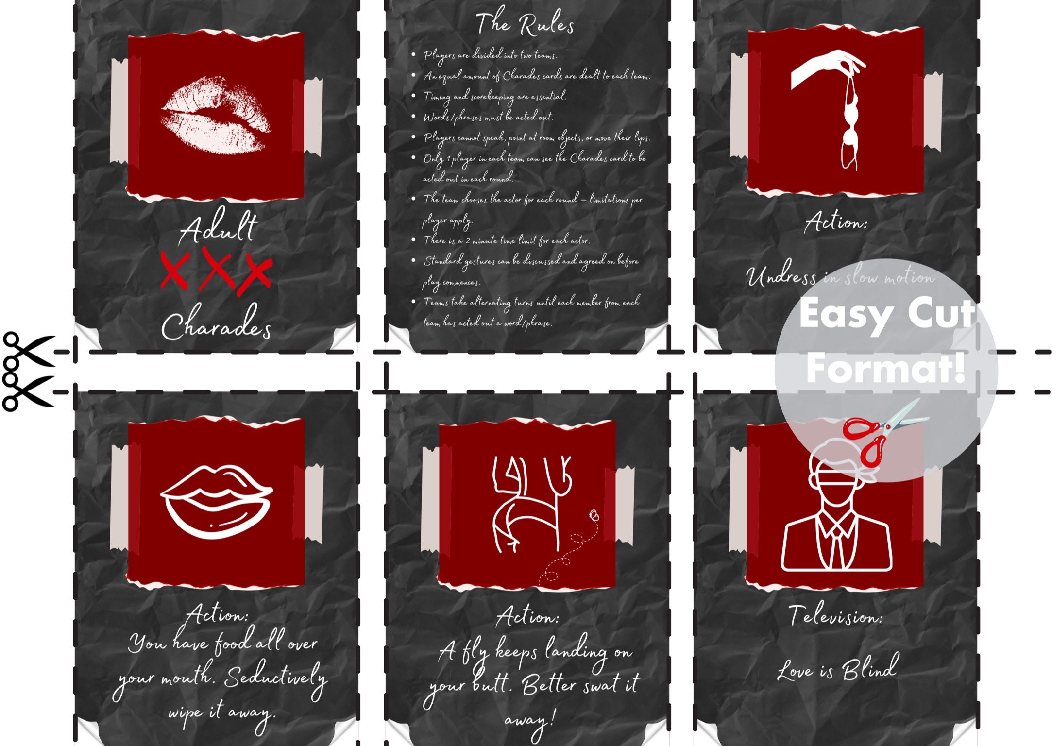 Adult Truth or Dare Card Game (18+) - 100 Card Game With Adult Themes ...