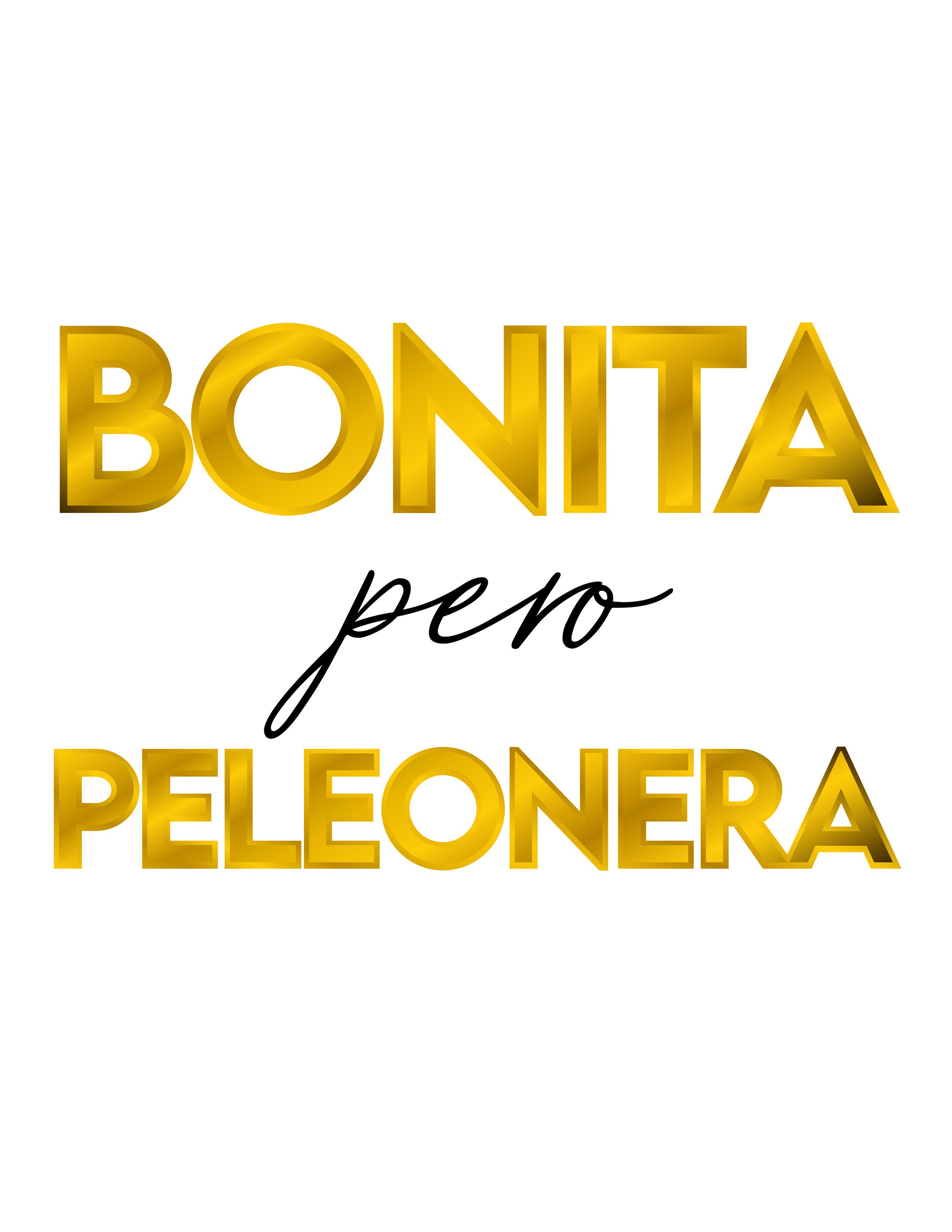 Soy Chingona Wall Art SET OF 3 - Wall Art, Stay Positive, Work Hard ...