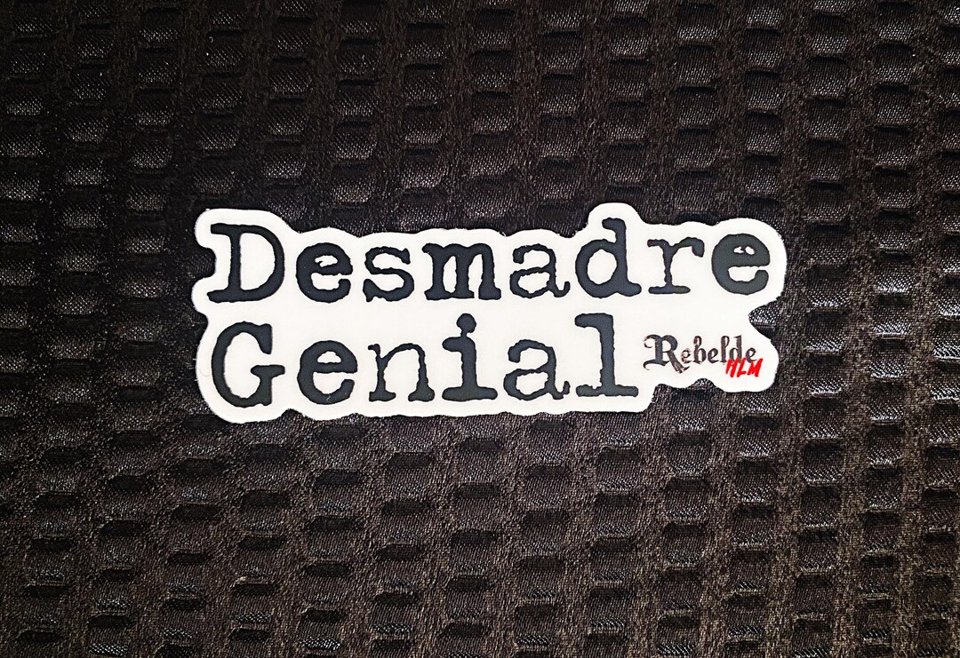 Desmadre Genial Sticker | Latina Hispanic Sassy Tumbler Water Bottle ...