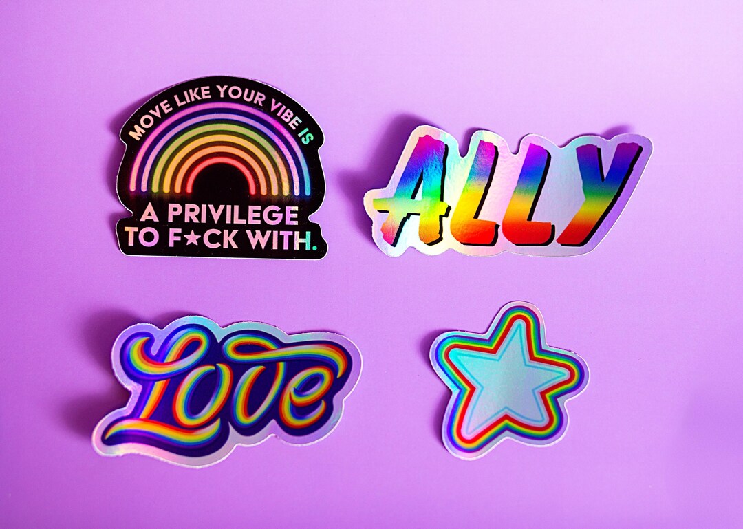 LGBTQ+ Pride Sticker Pack - Etsy