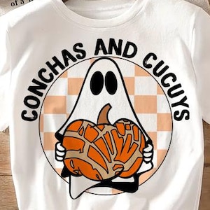 Conchas and Cucuys PNG, Concha Png, Pumpkin Conchas Png, Ghost Concha ...