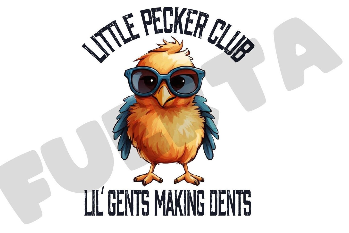 Little Pecker Club Lil' Gents Making Dents PNG, Lil' Gents Png, Funny Bird Png, Pecker Png ...