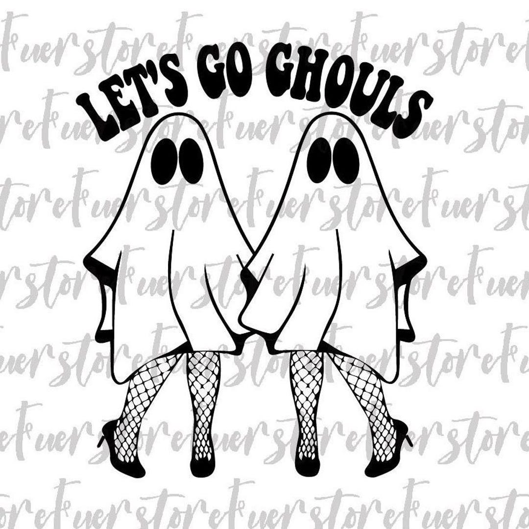 Let's Go Ghouls PNG, Girls Halloween Png, Ghoul Png, Sexy Ghosts Png ...