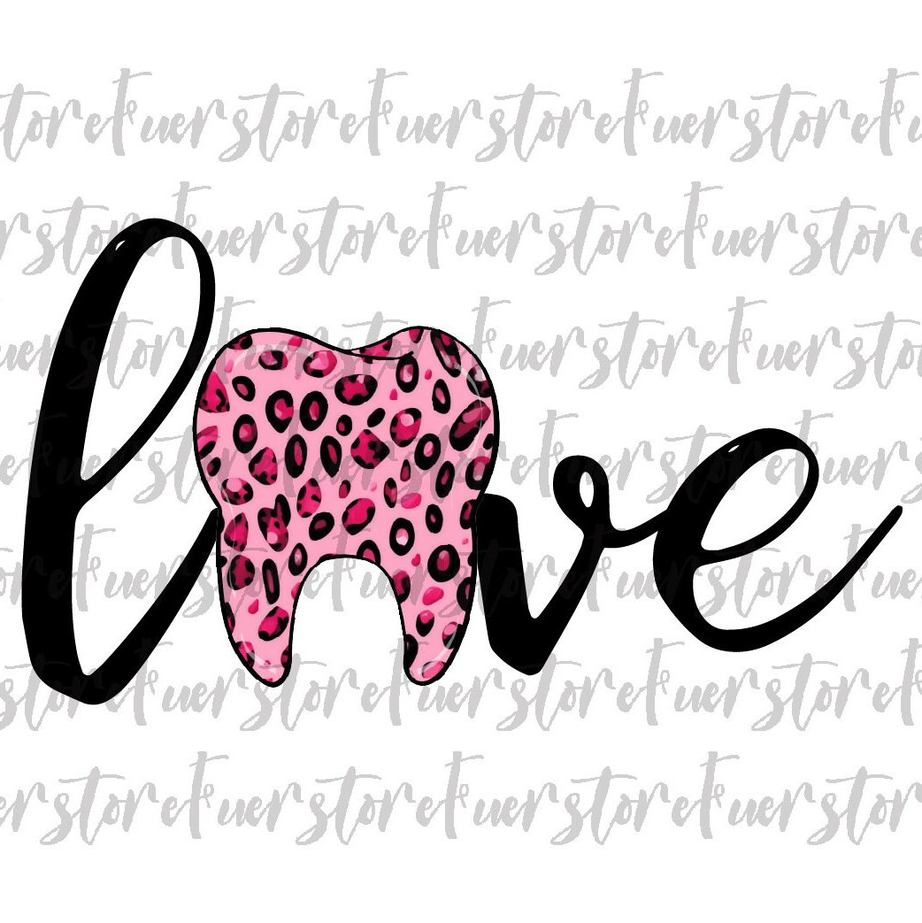 Love Dental PNG, Valentine's Day Png, Dental Hygienist, Teeth PNG ...