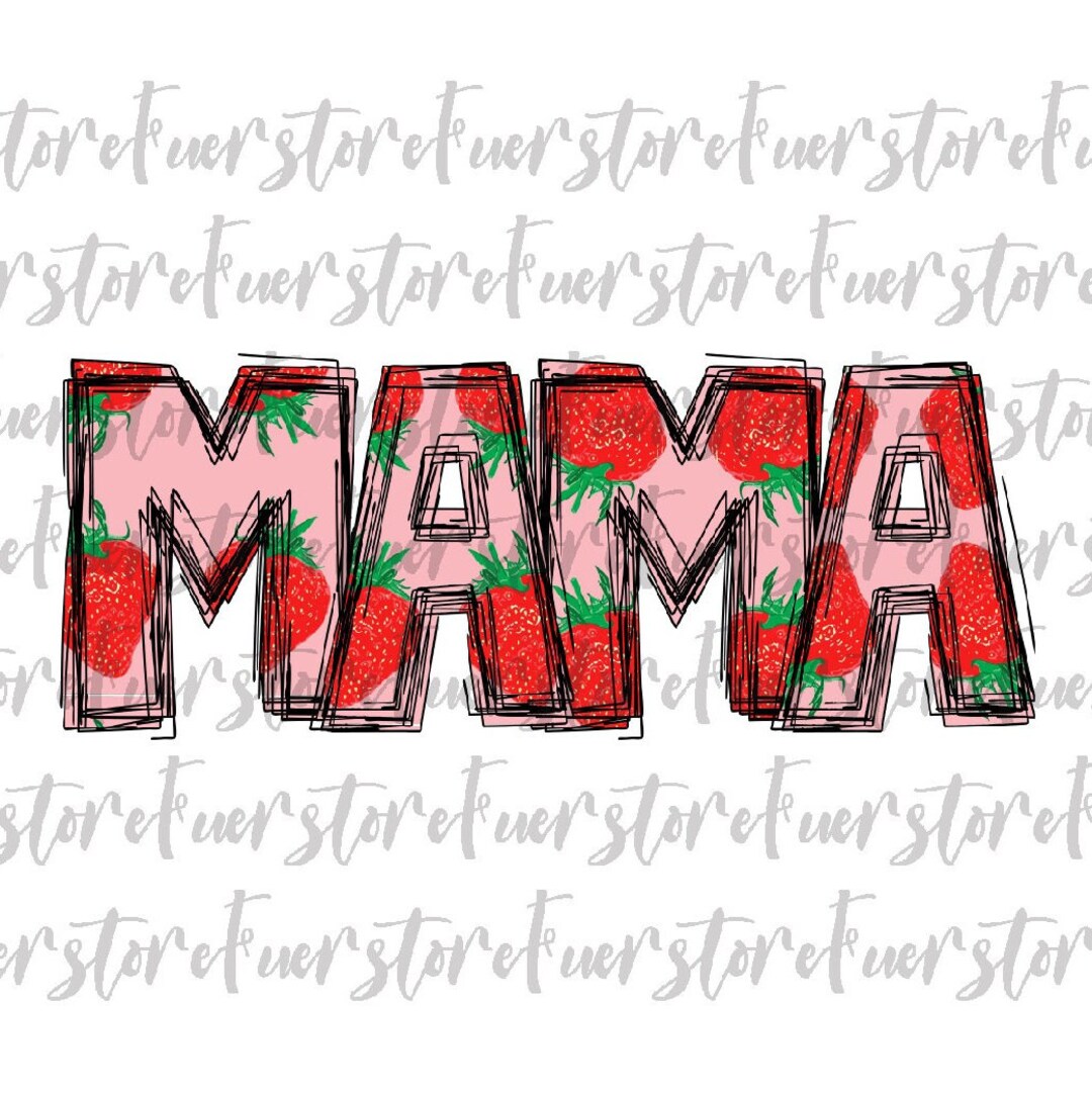 Mama Strawberry Png, Strawberry Png, Love Strawberry Png, Strawberry ...