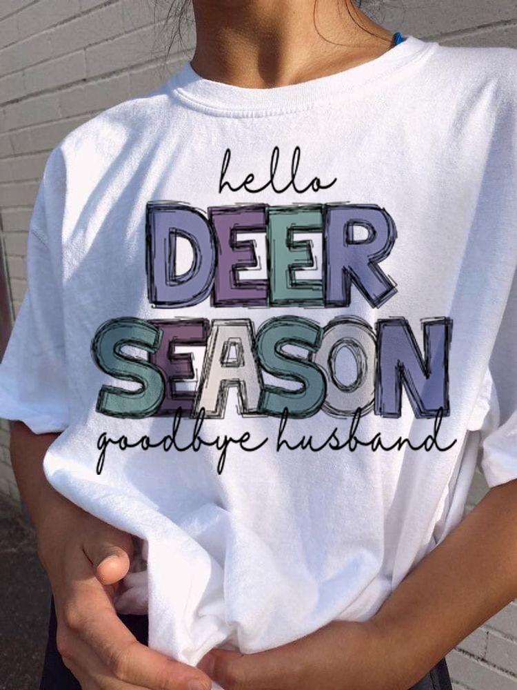 Hello Deer Season Goodbye Husband Png, Funny Wife PNG, Funny Husband ...