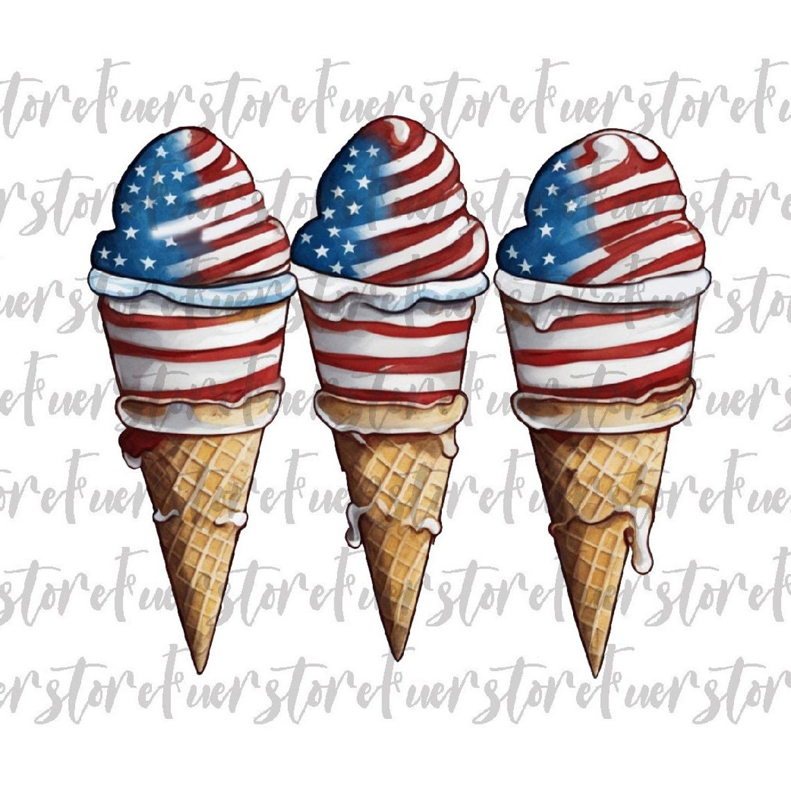 Usa Ice Cream PNG, Patriotic Popsicle Png, Usa Popsicle Png, American ...