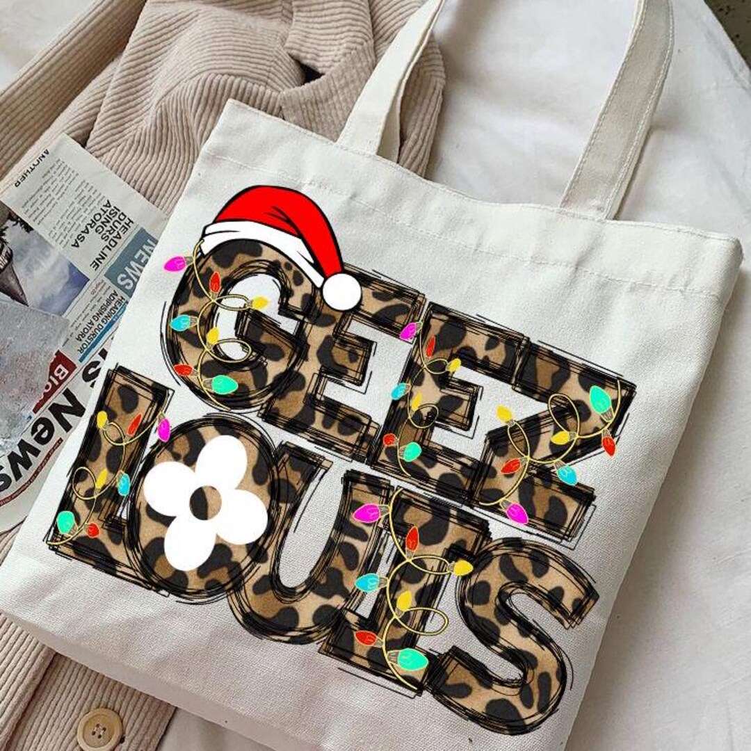 Geez Louis Png, Leopard Louis Png, Funny Sublimation, Boujee Christmas ...