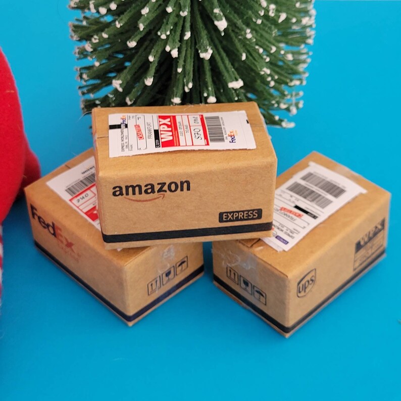 Elf Delivery Boxes Elf Shipping Boxes Elf Accessories - Etsy