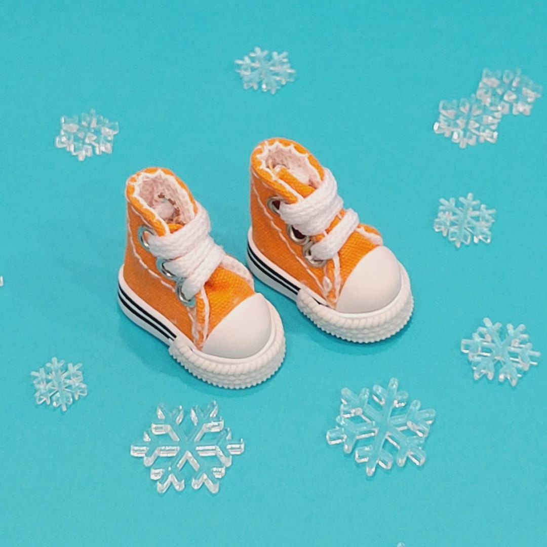 Orange Elf Doll Sneakers, Elf Sneakers 1.5-inch, Elf Shoes, Christmas ...