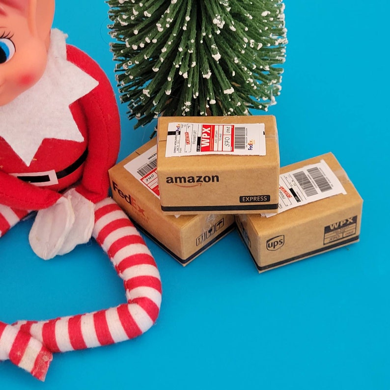 Elf Delivery Boxes Elf Shipping Boxes Elf Accessories - Etsy