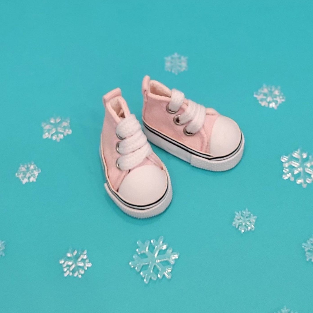 Pink Elf Doll Sneakers, Chunky Elf Shoes (2-inch), Elf Sneakers ...