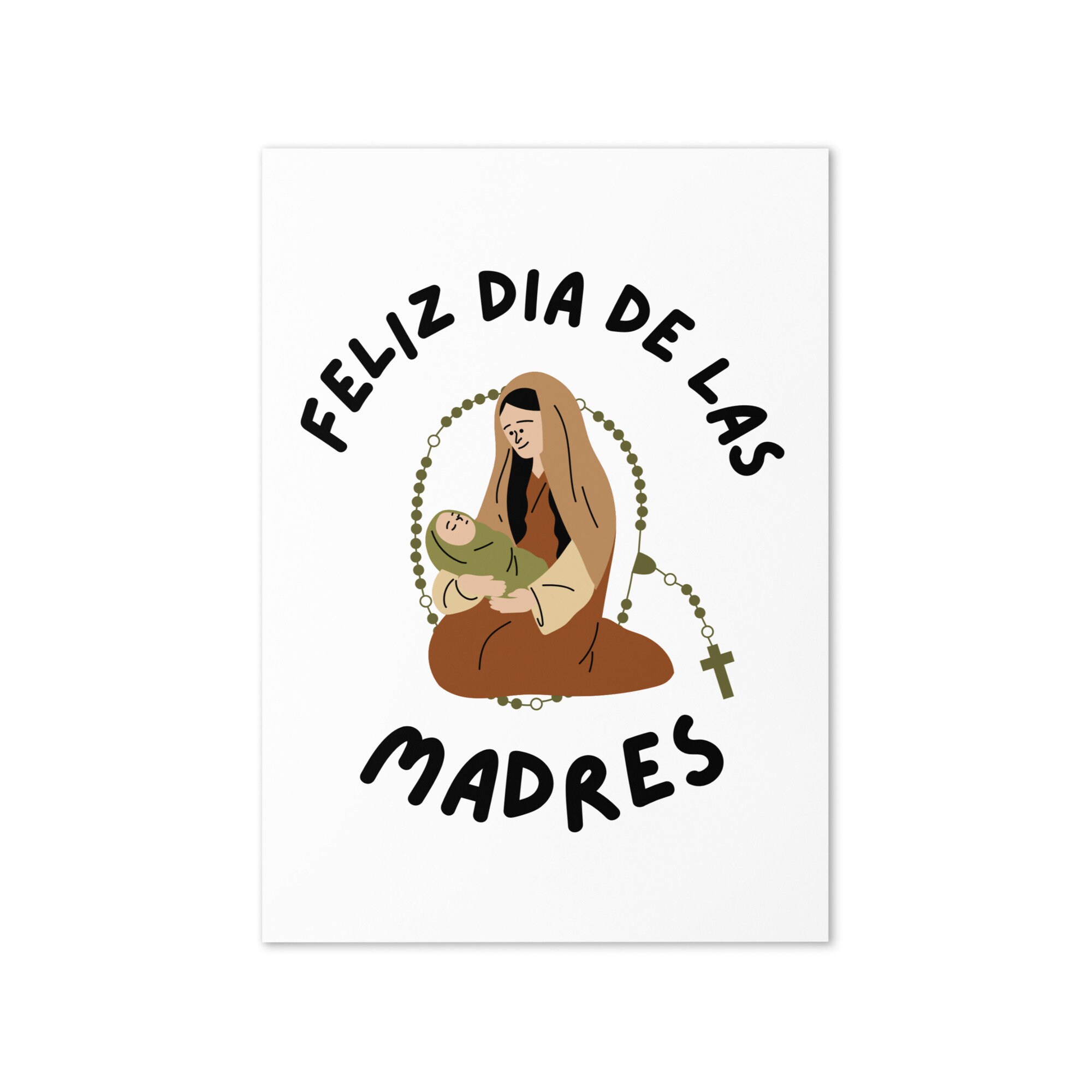 Feliz Dia De Las Madres, Spanish Mother's Day Card, Tarjetas En Español ...