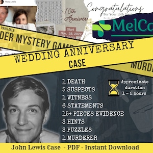 Printable UNSOLVED CASE FILES : Cold Case Murder Mystery Game - Etsy