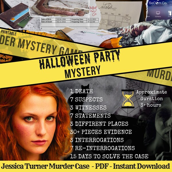 Printable Murder Mystery Game - Etsy