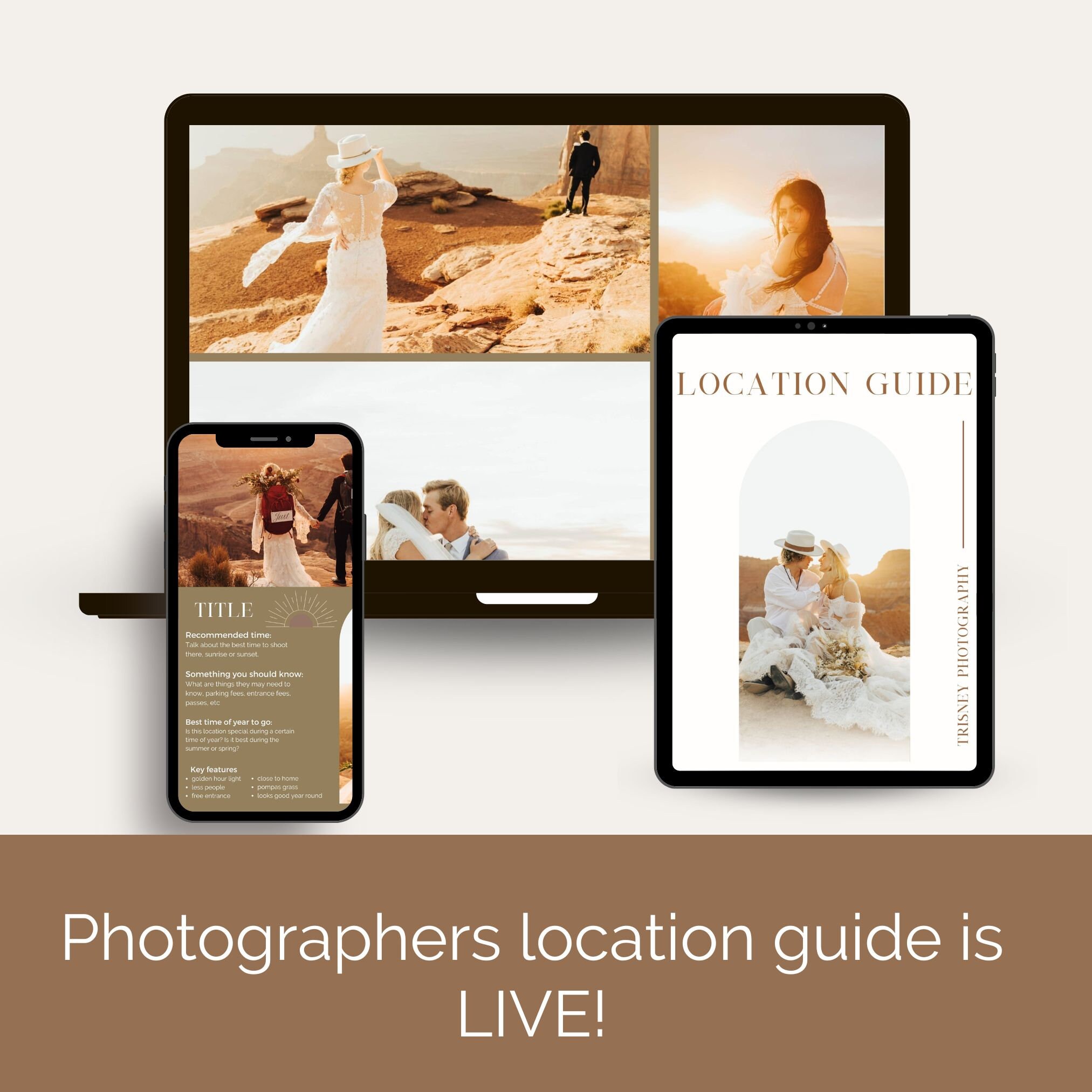 LOCATION GUIDE TEMPLATE for Photographers - Etsy