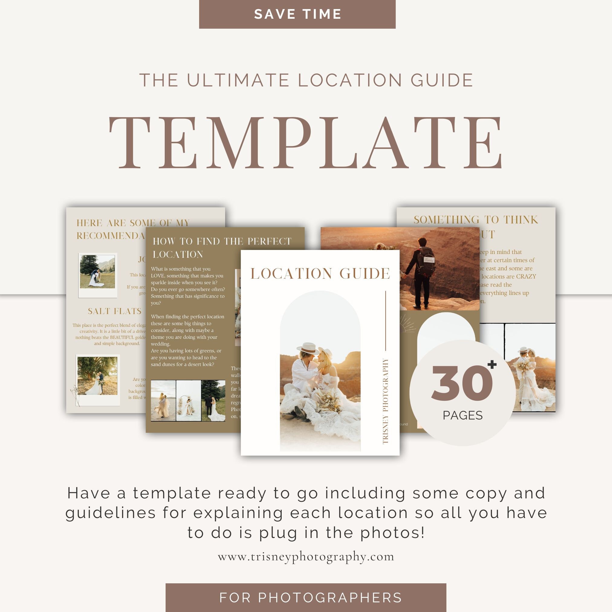 LOCATION GUIDE TEMPLATE for Photographers - Etsy