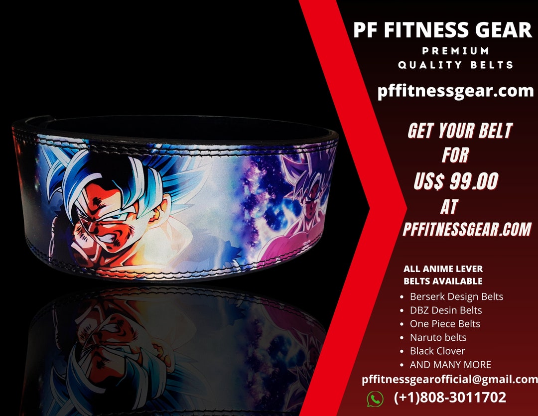 Anime Ultra Instinct Lever Belt, Gym Belt, Weight Lift Belt, Birthday ...