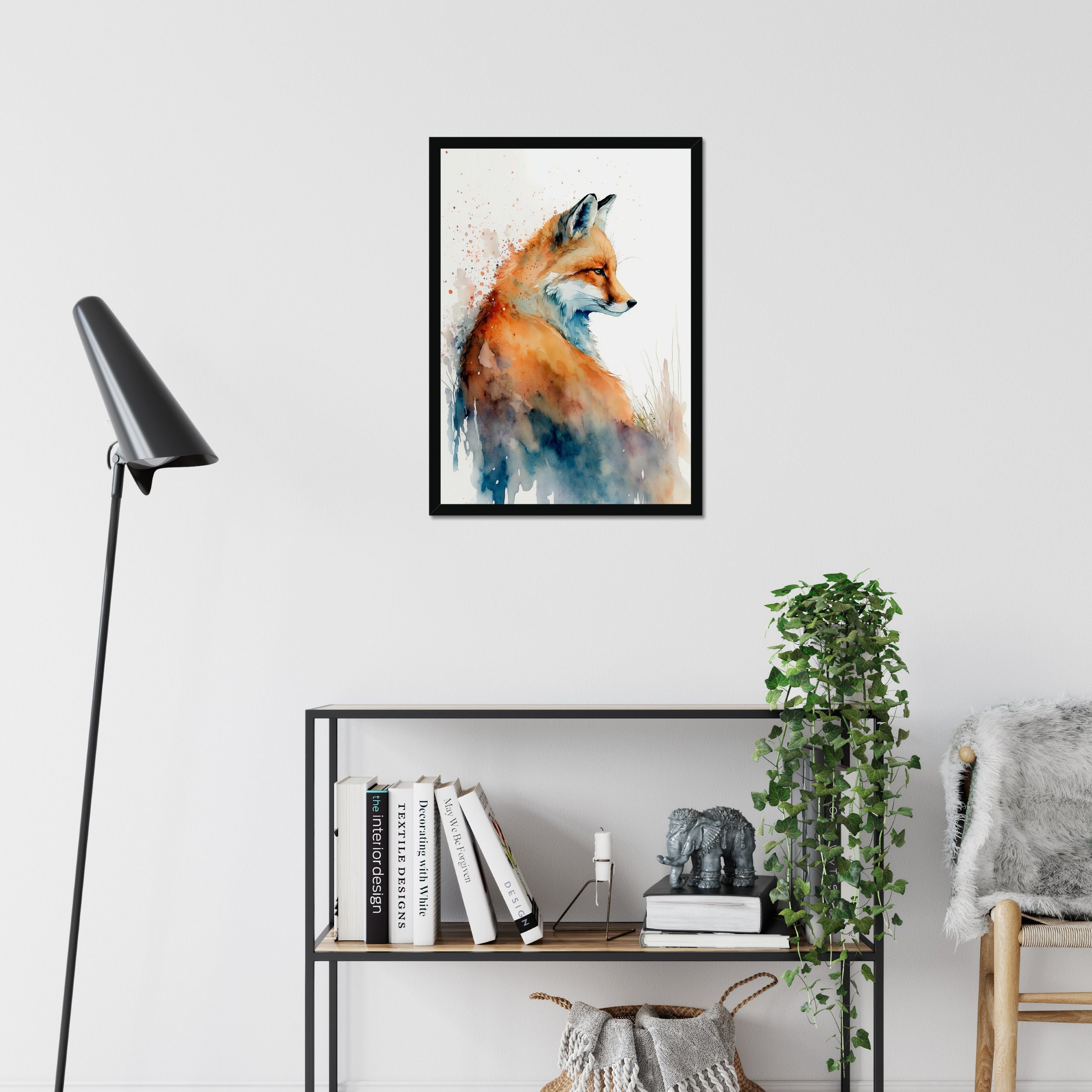 Fox / Watercolor / Poster / Wall Deco / Digital / Download / Print - Etsy