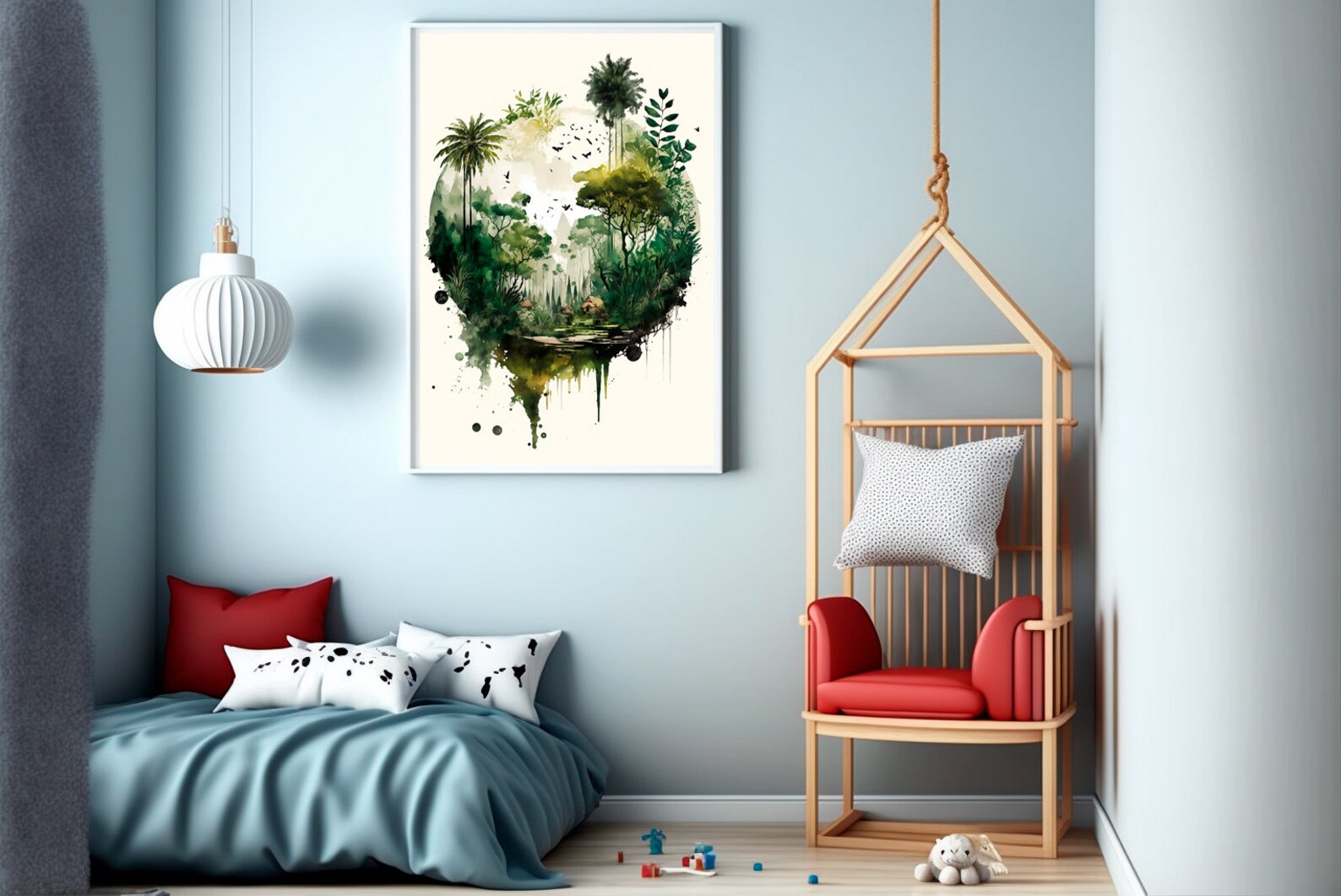 Jungle World / Wall Deco / Poster / Rain Forest / Digital / Download ...